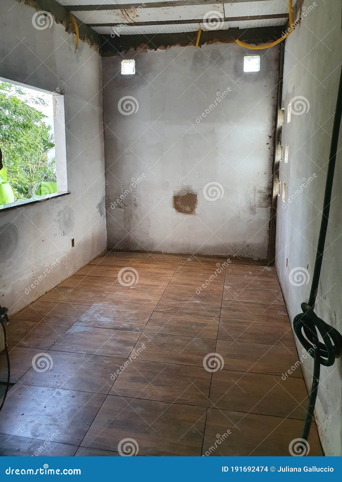 Construction Room Architecture Stock Photo - Image of floor, hall ...