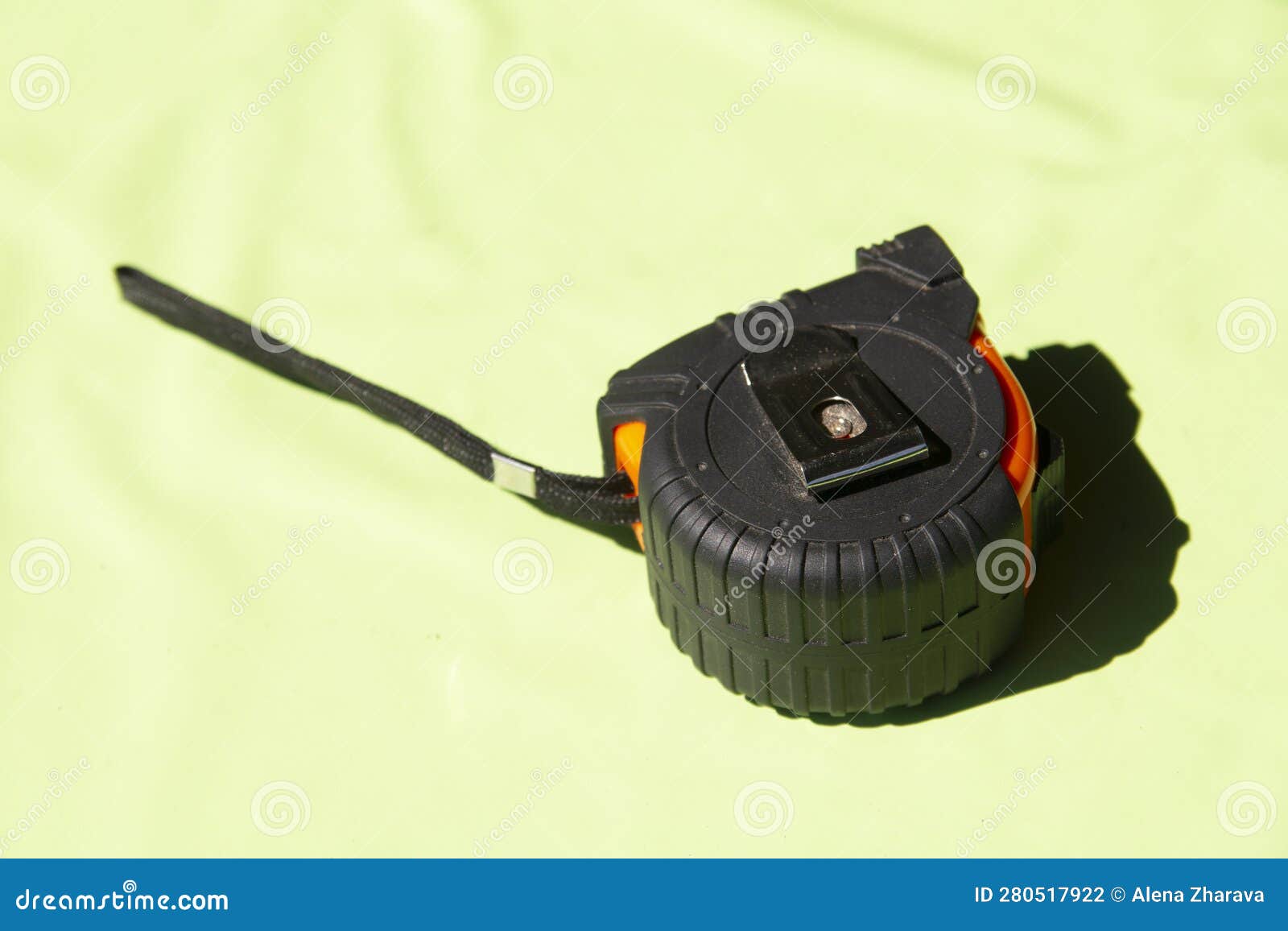 Construction Roulette on a Light Green Background. Roulette Meter for ...