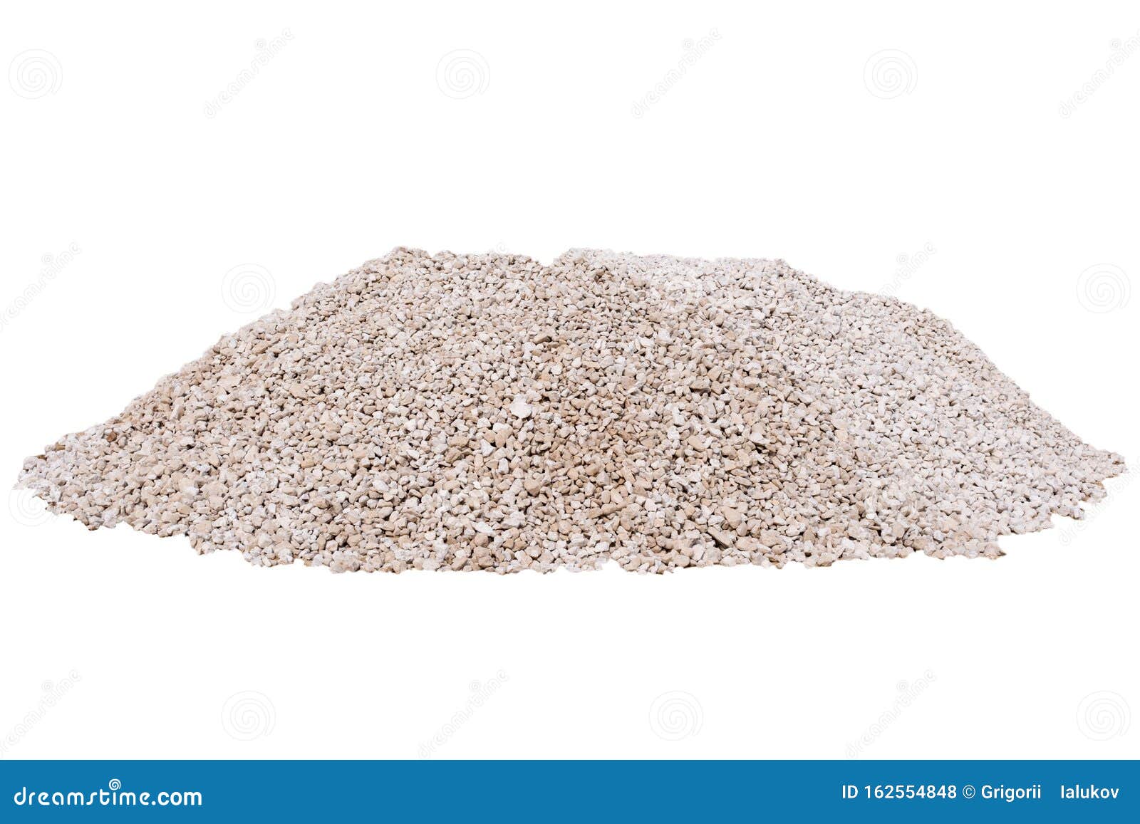 Construction Rubble, Building Materials in a Pile on a White Background ...