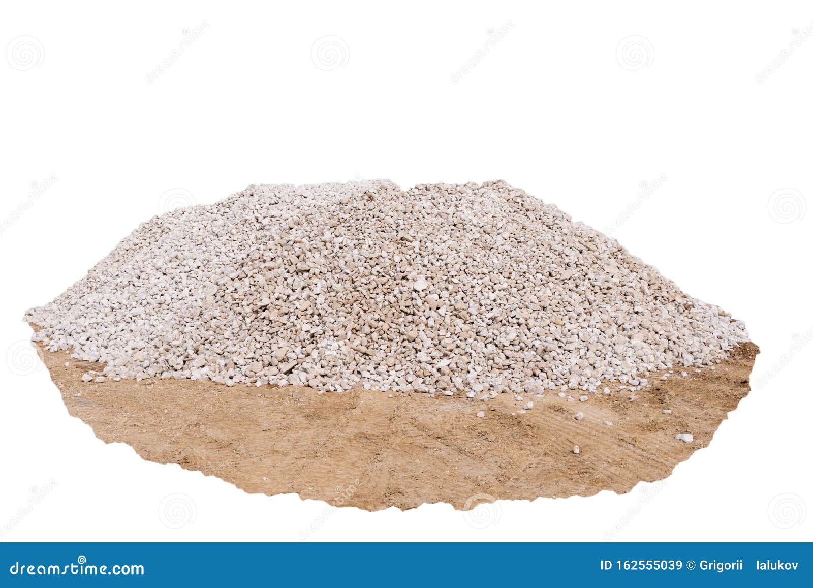 Construction Rubble, Building Materials in a Pile on a White Background ...