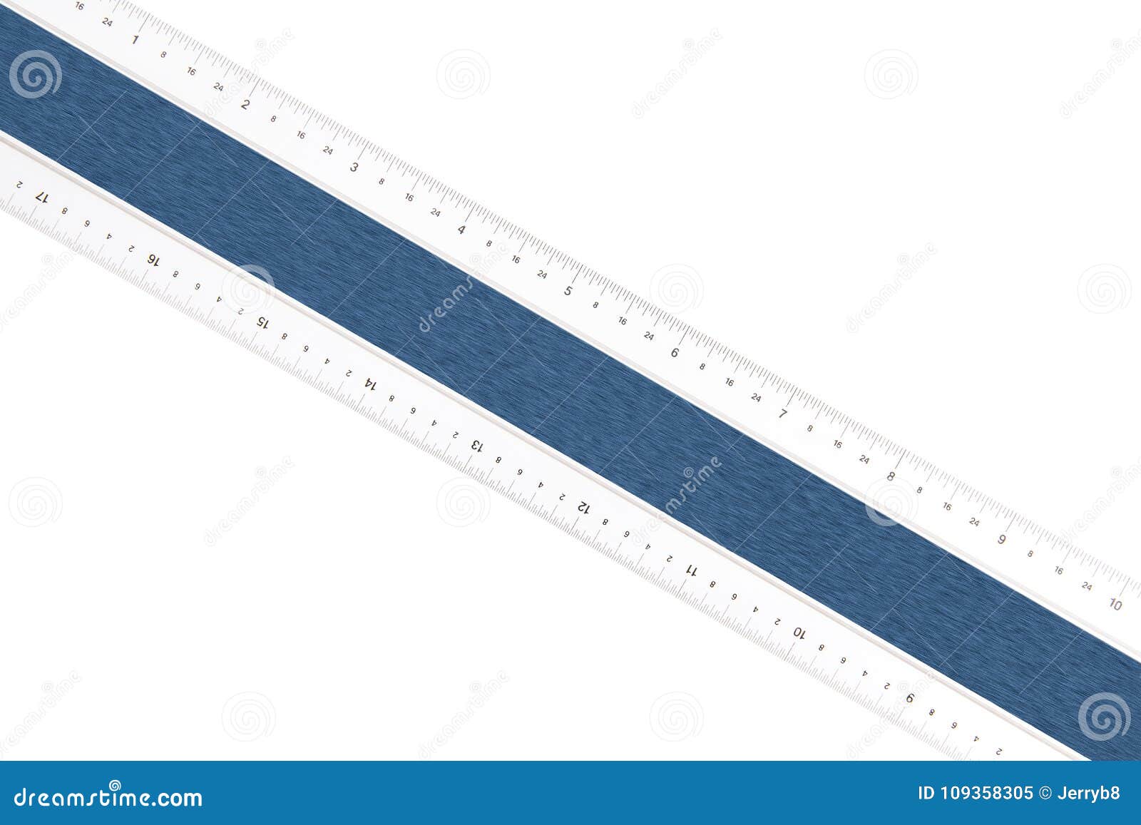 Construction Ruler on White Stock Image - Image of cutting, line: 109358305