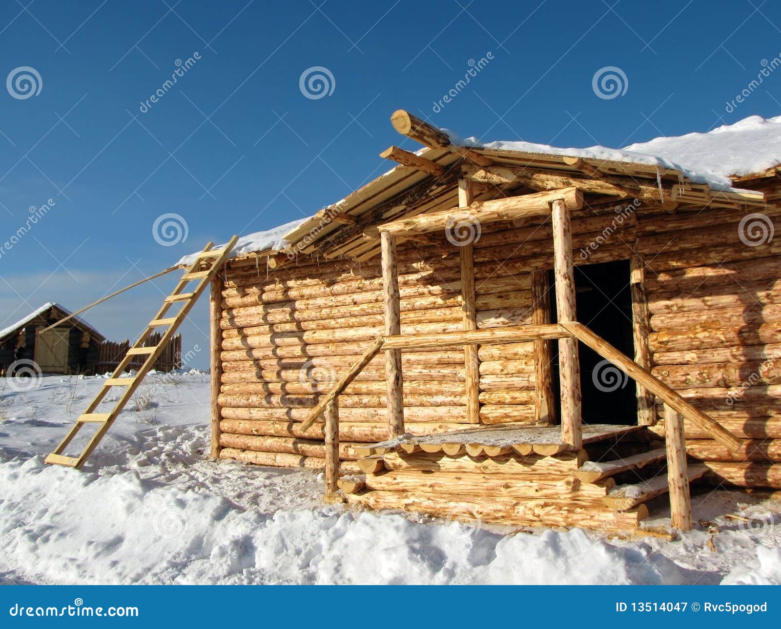 Construction of Rural House Stock Image - Image of architecture, camp ...