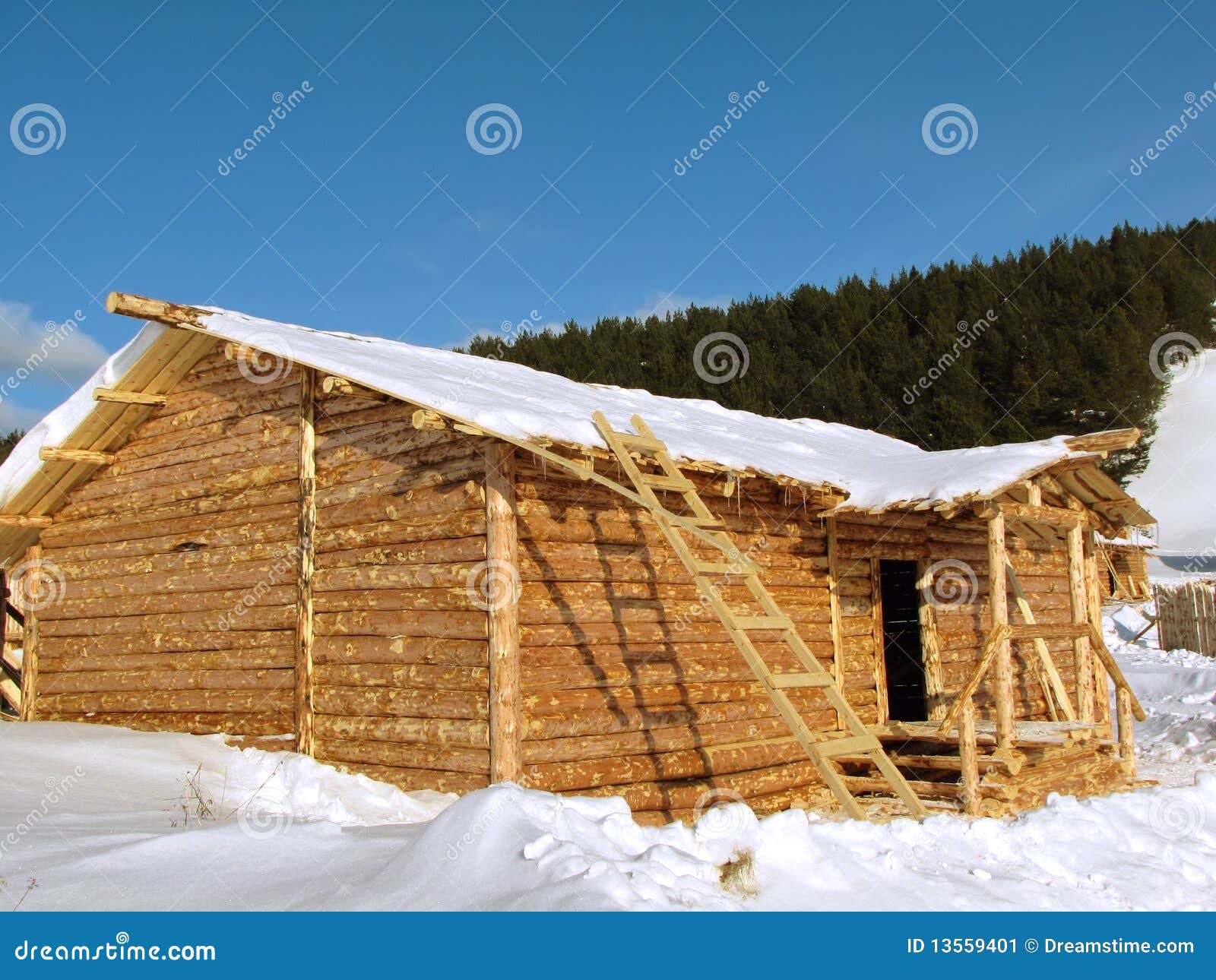 Construction of Rural House Stock Image - Image of home, rural: 13559401