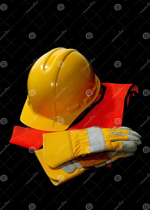 Construction Safety Gear stock image. Image of fabric - 2374541