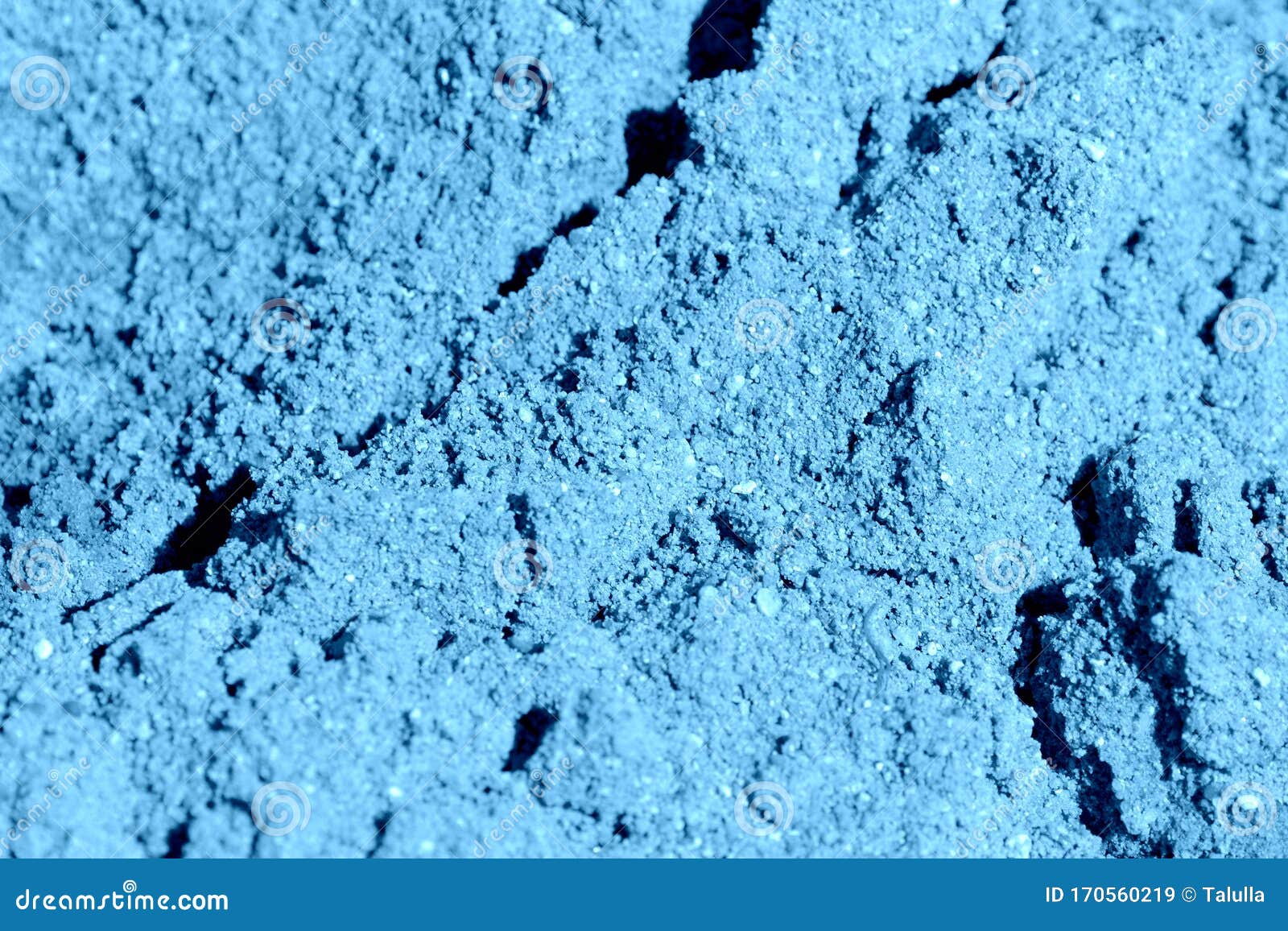 Construction Sand Texture Close-up. Natural Abstract Background Blue ...