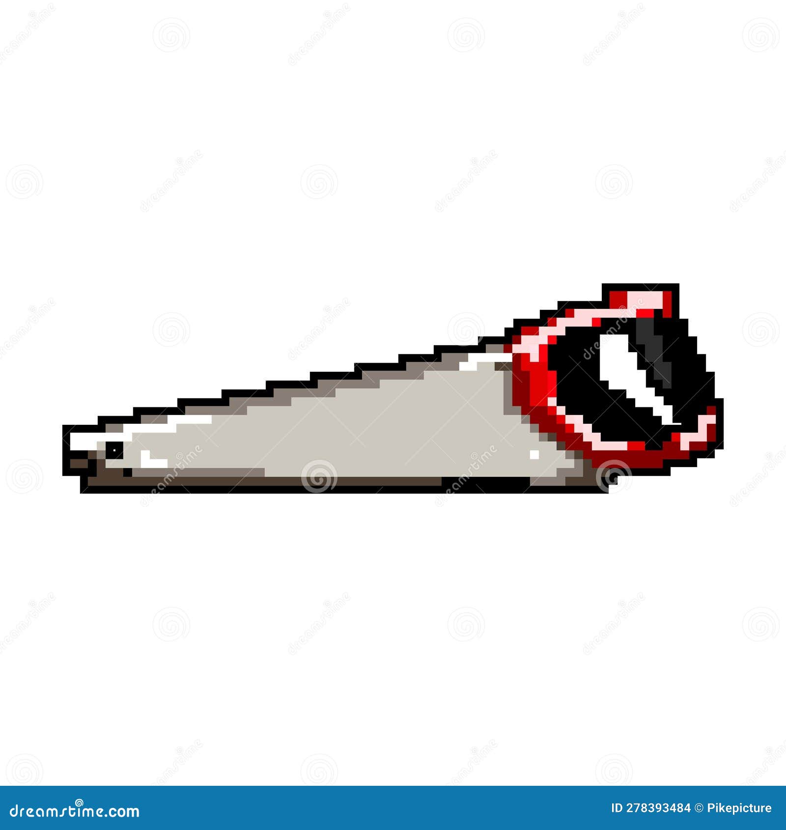 Construction Saw Hand Game Pixel Art Vector Illustration Stock Vector ...