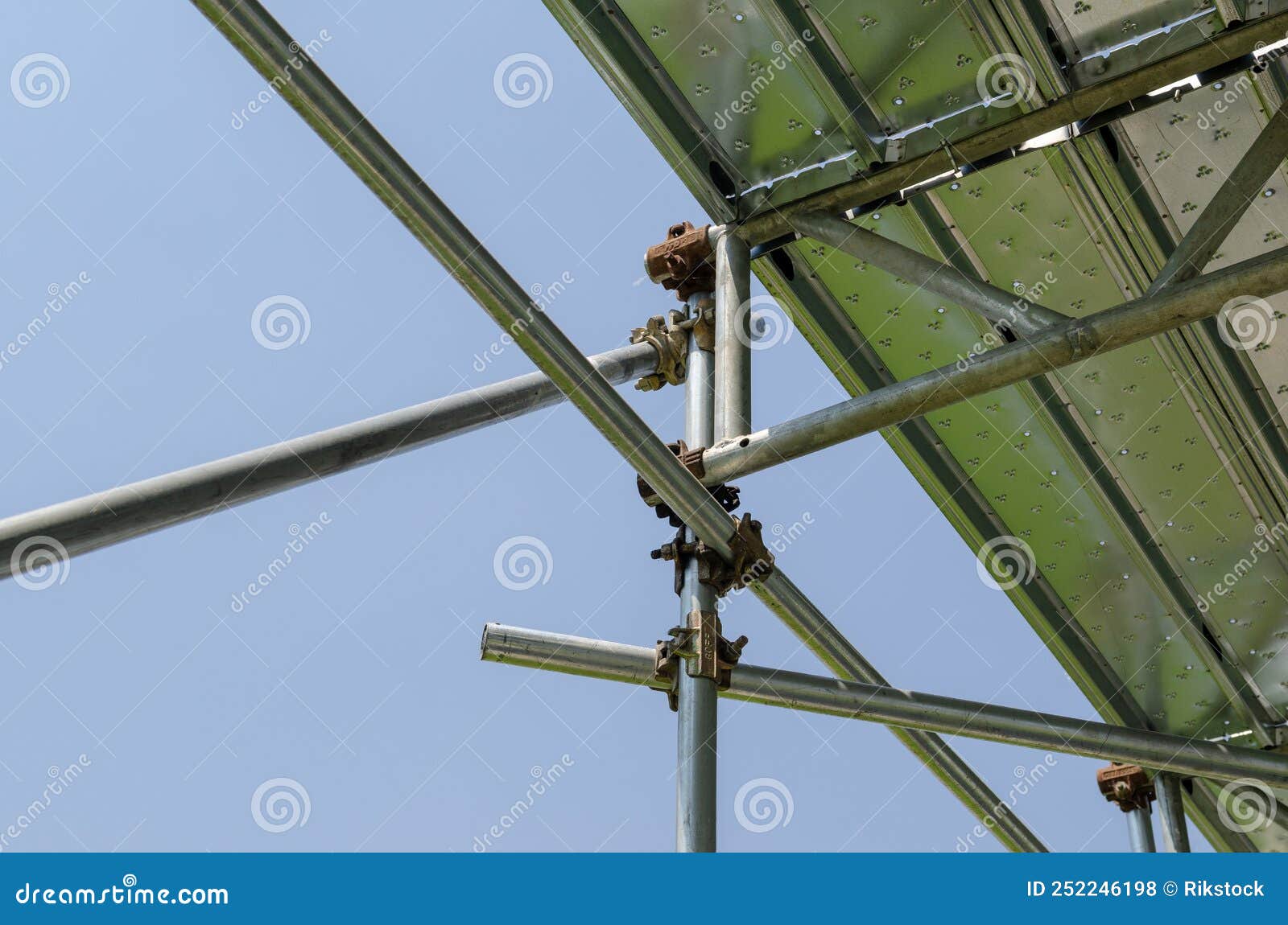 Construction of the Scaffolding, Detail with a Supporting Structure ...