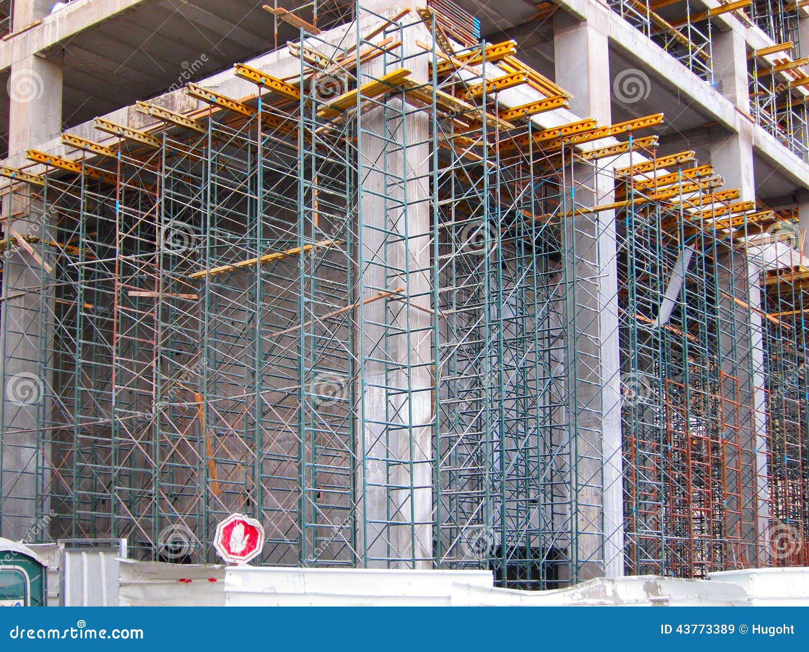 Construction Scaffolding stock image. Image of cranes - 43773389