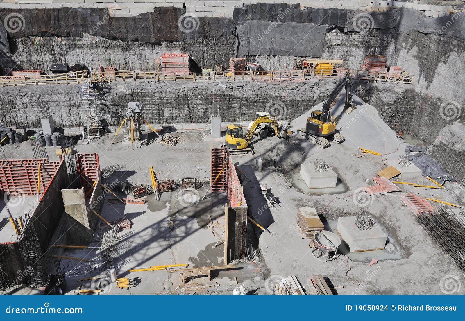 Construction Scene stock photo. Image of building, exterior - 19050924