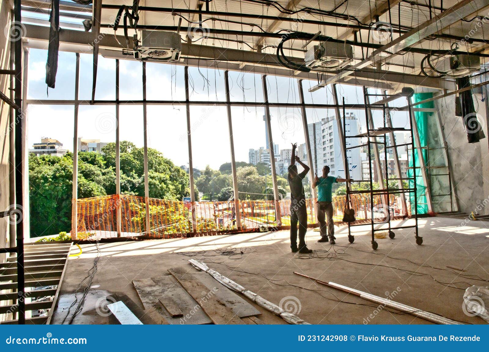 Construction Scene Processes Editorial Stock Photo - Image of ...