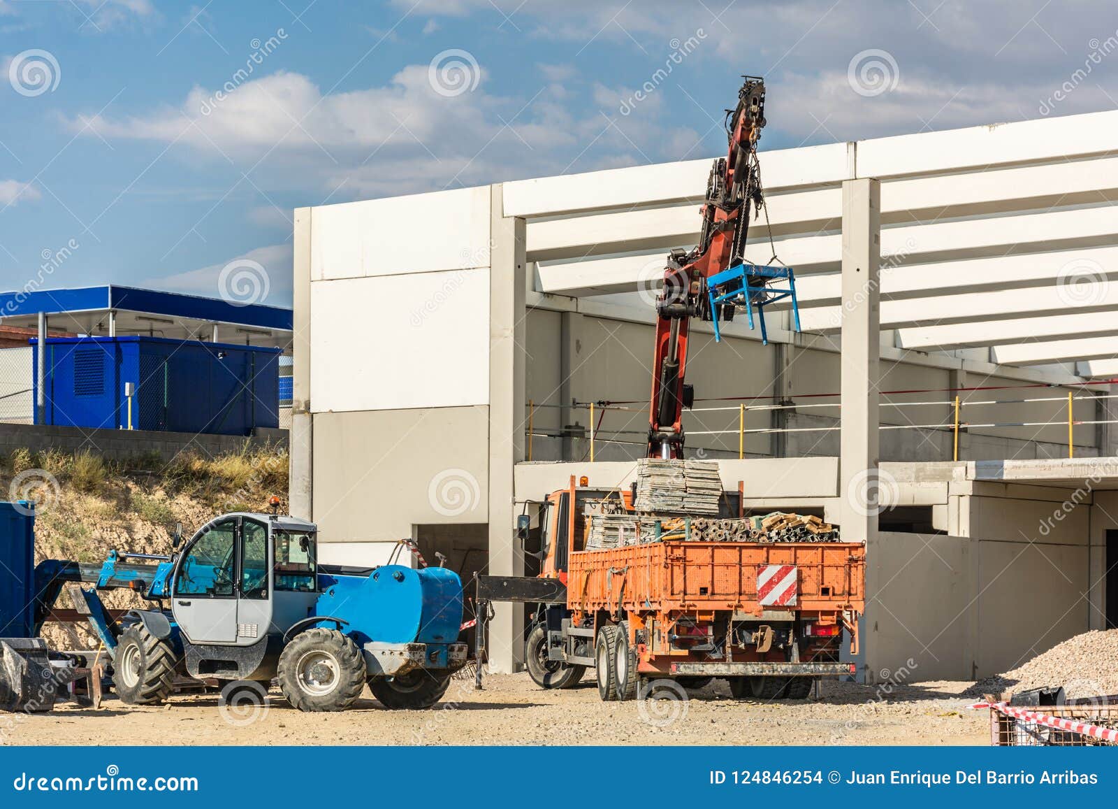 Construction of a Ship with a Truck Unloading Material for the ...