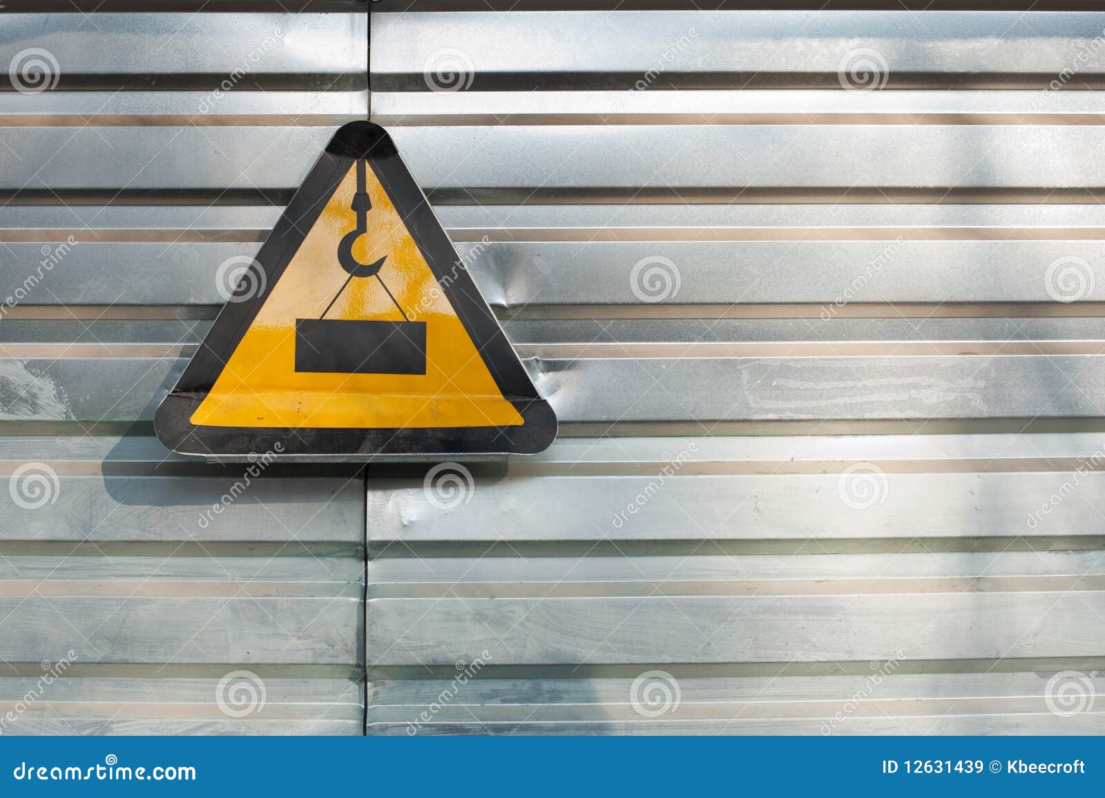 Construction Sign stock image. Image of work, sign, triangle - 12631439
