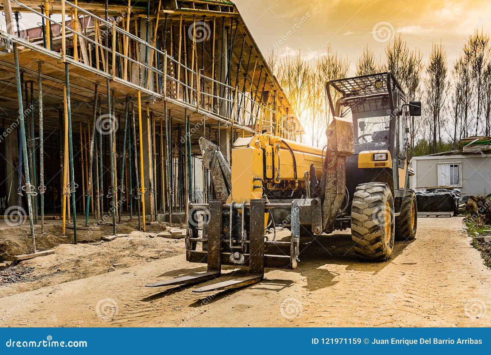 Construction of a Single-family House. Building the External Structure ...