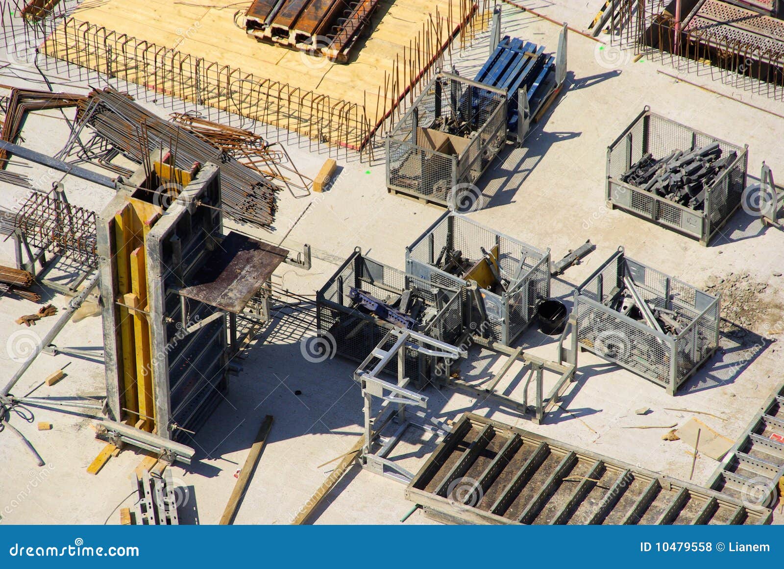 Construction site stock photo. Image of construct, iron - 10479558