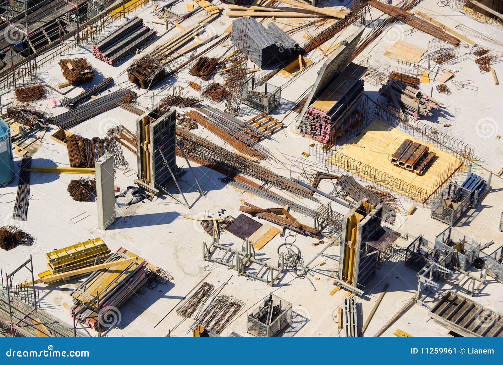 Construction site stock image. Image of steel, industry - 11259961