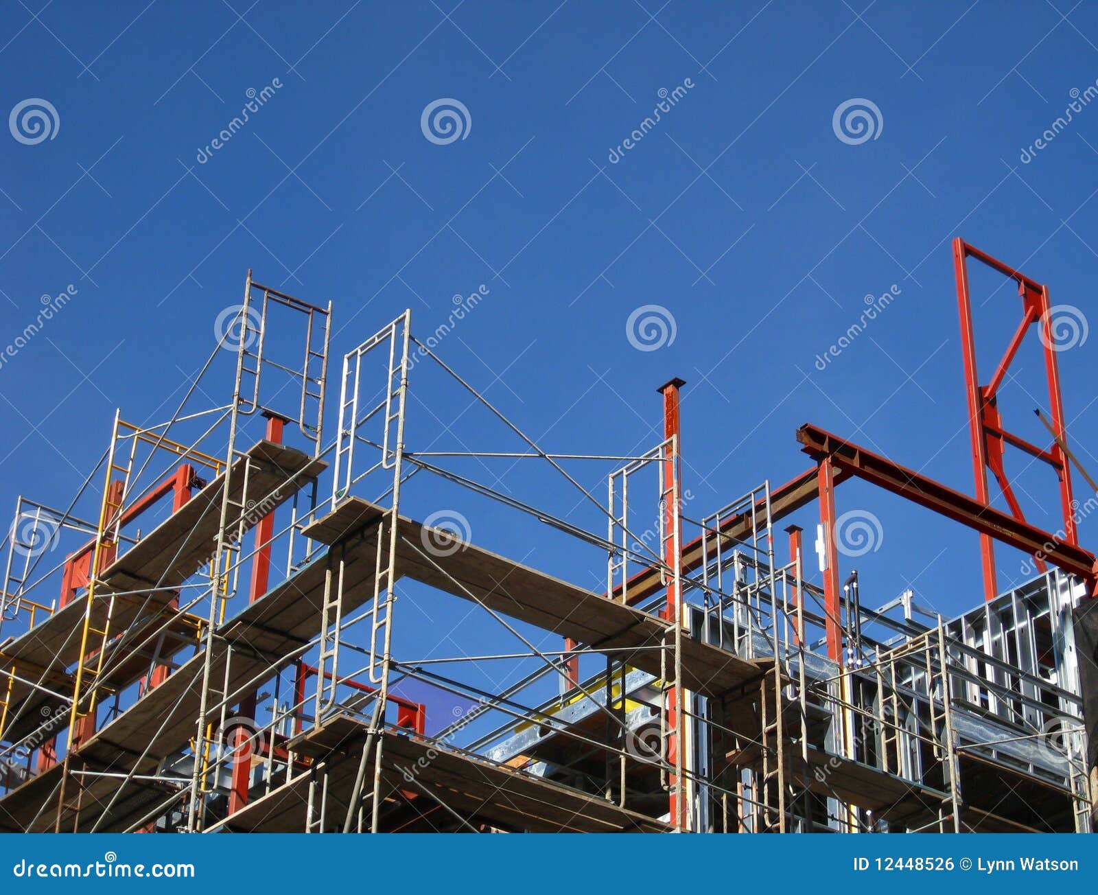 Construction Site stock photo. Image of industrial, site - 12448526