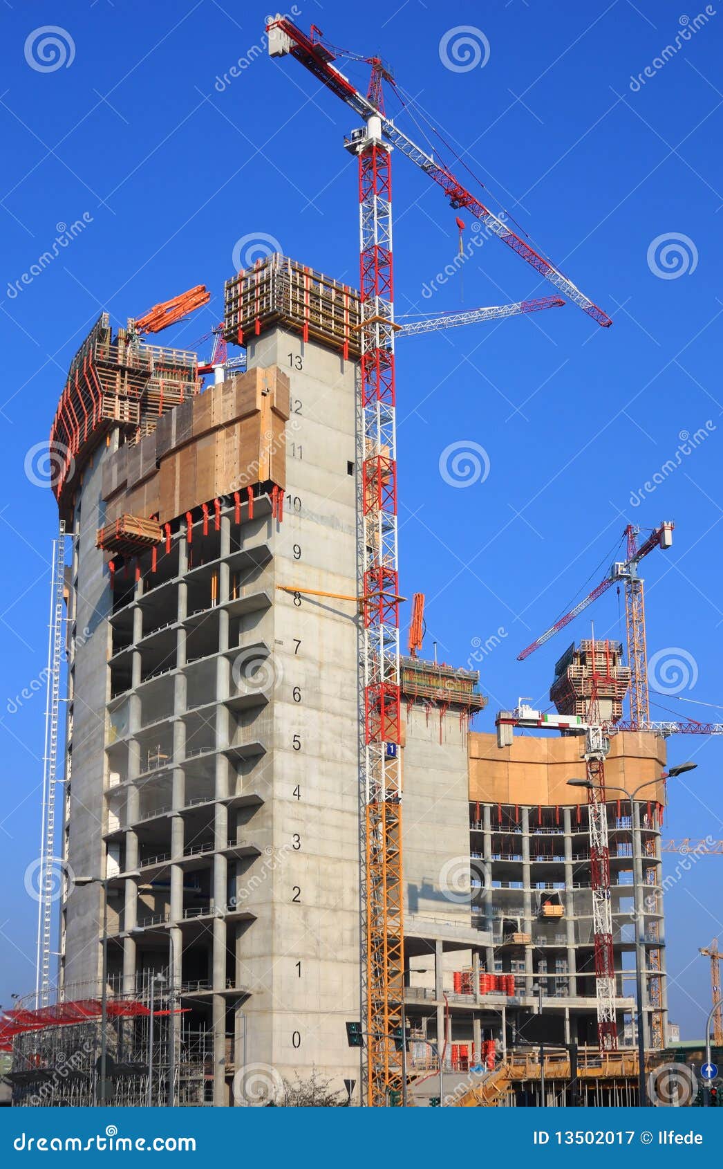 Construction site stock image. Image of engineering, cement - 13502017