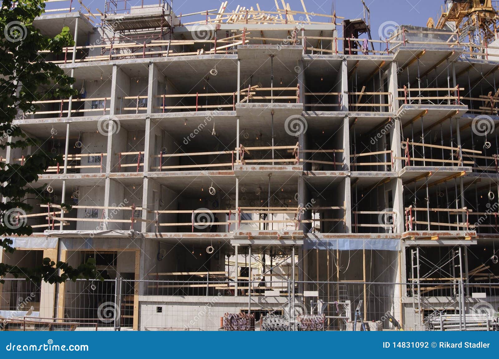 Construction site stock photo. Image of estate, office - 14831092