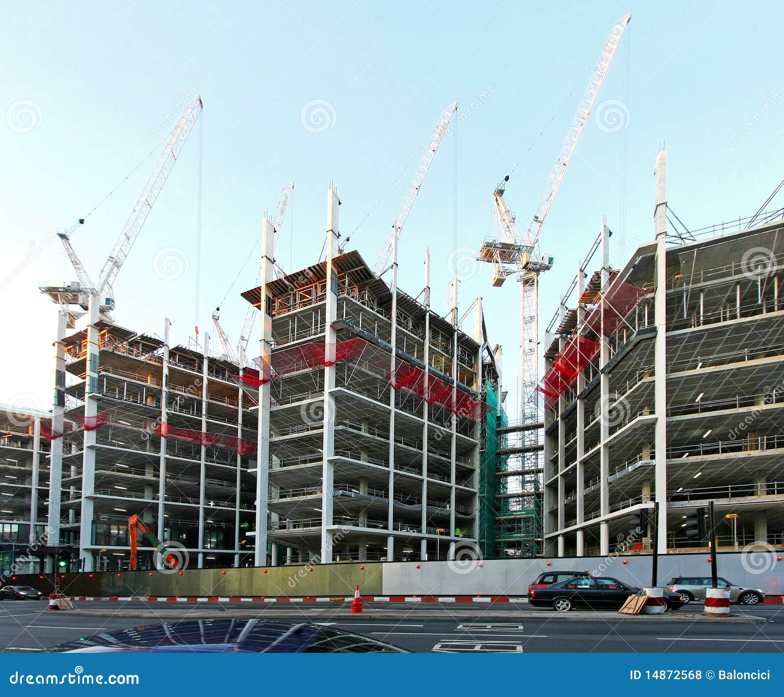 Construction site stock photo. Image of industry, construction - 14872568