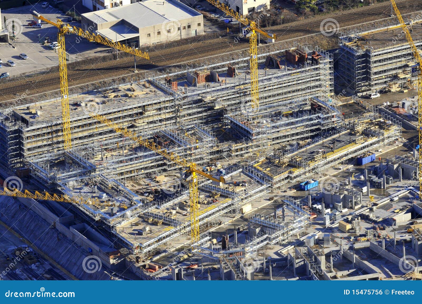 Construction site stock photo. Image of construction - 15475756