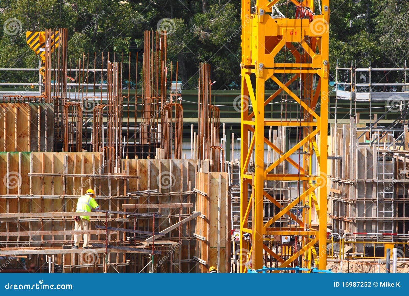 Construction Site stock photo. Image of engineers, heavy - 16987252