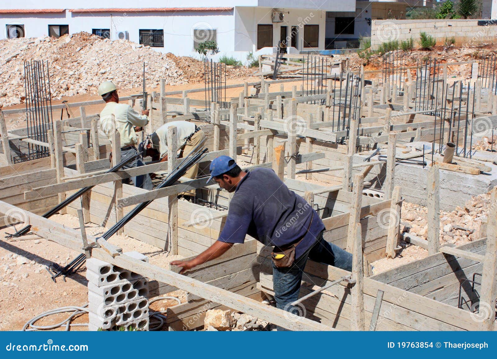 Preparing House Foundations Stock Photos - Free & Royalty-Free Stock ...