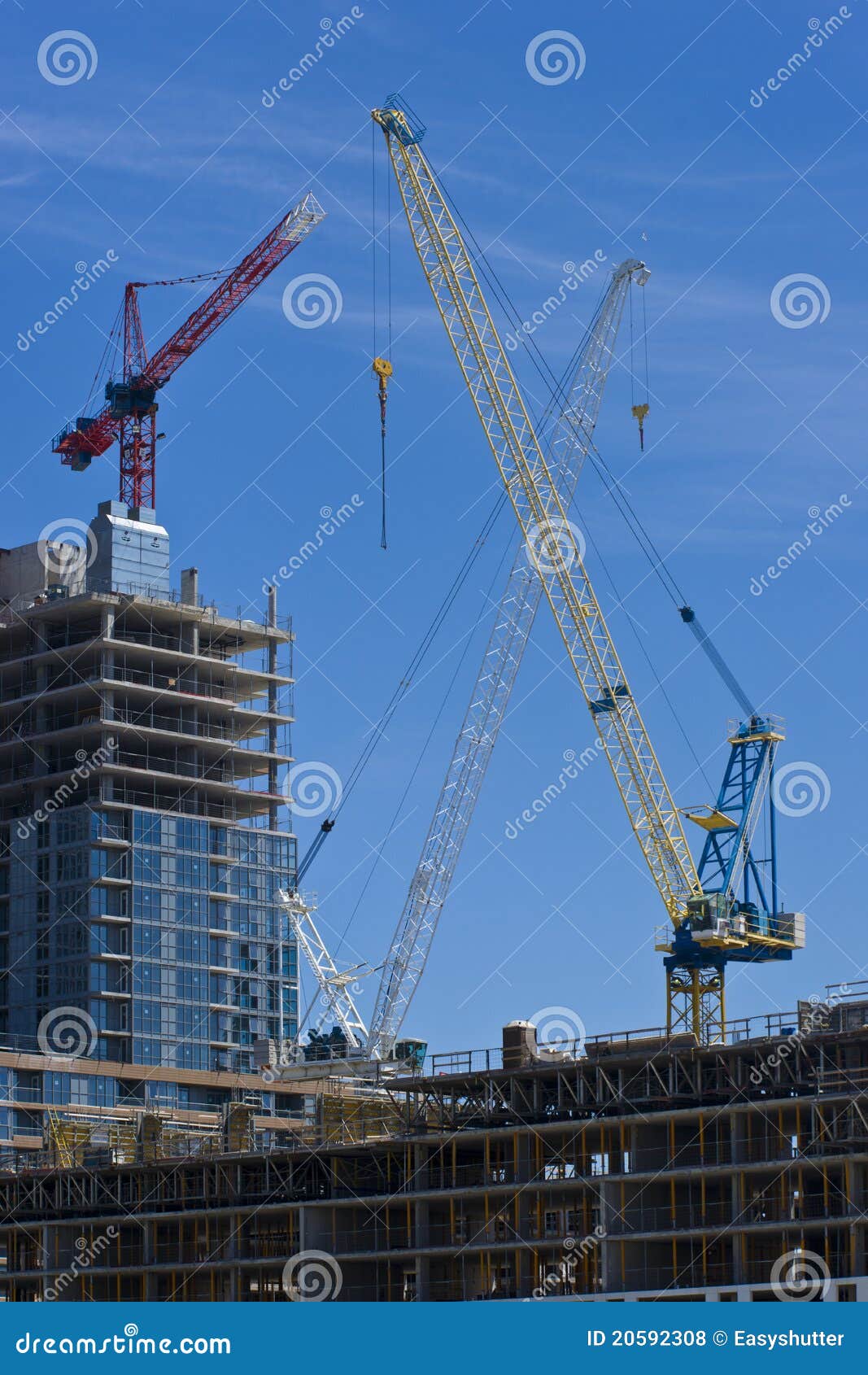Construction site stock photo. Image of diagonal, offices - 20592308