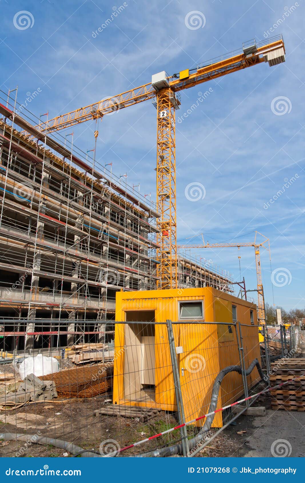 Construction site stock photo. Image of exterior, mesh - 21079268