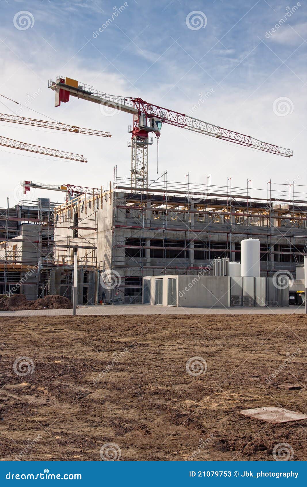 Construction site stock image. Image of hoisting, industry - 21079753