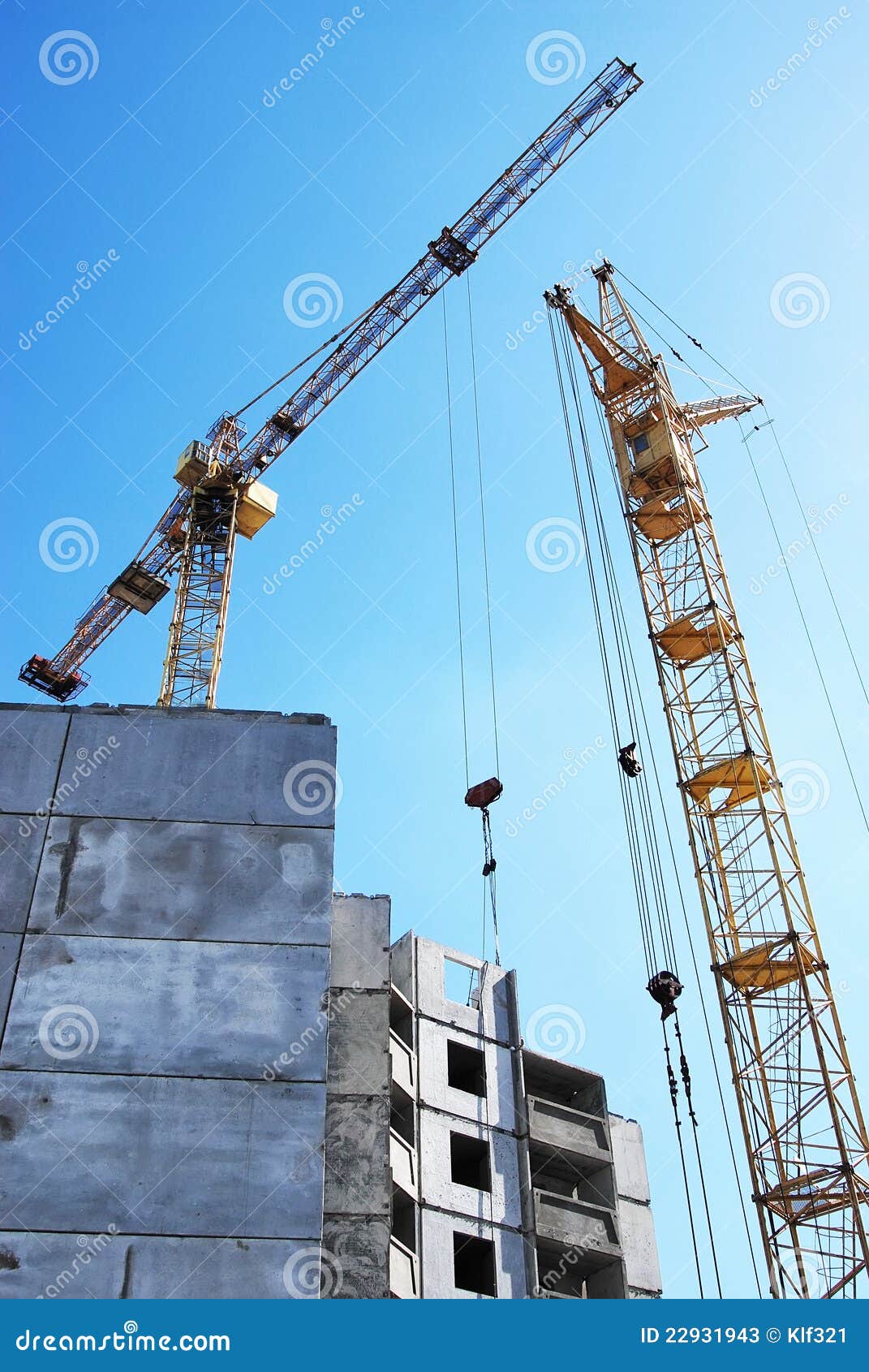 Construction site stock image. Image of concrete, build - 22931943