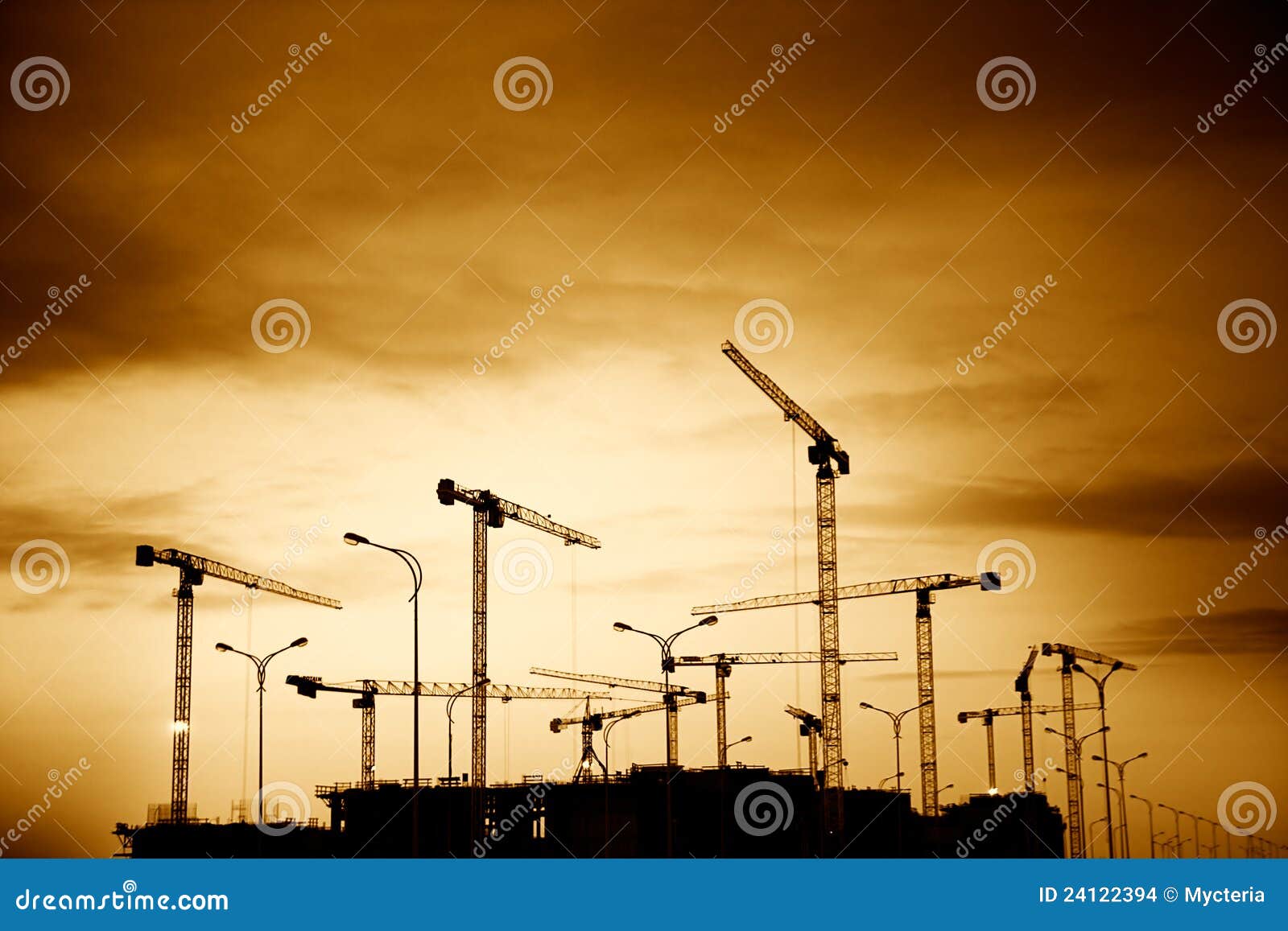 Construction site stock photo. Image of industry, building - 24122394