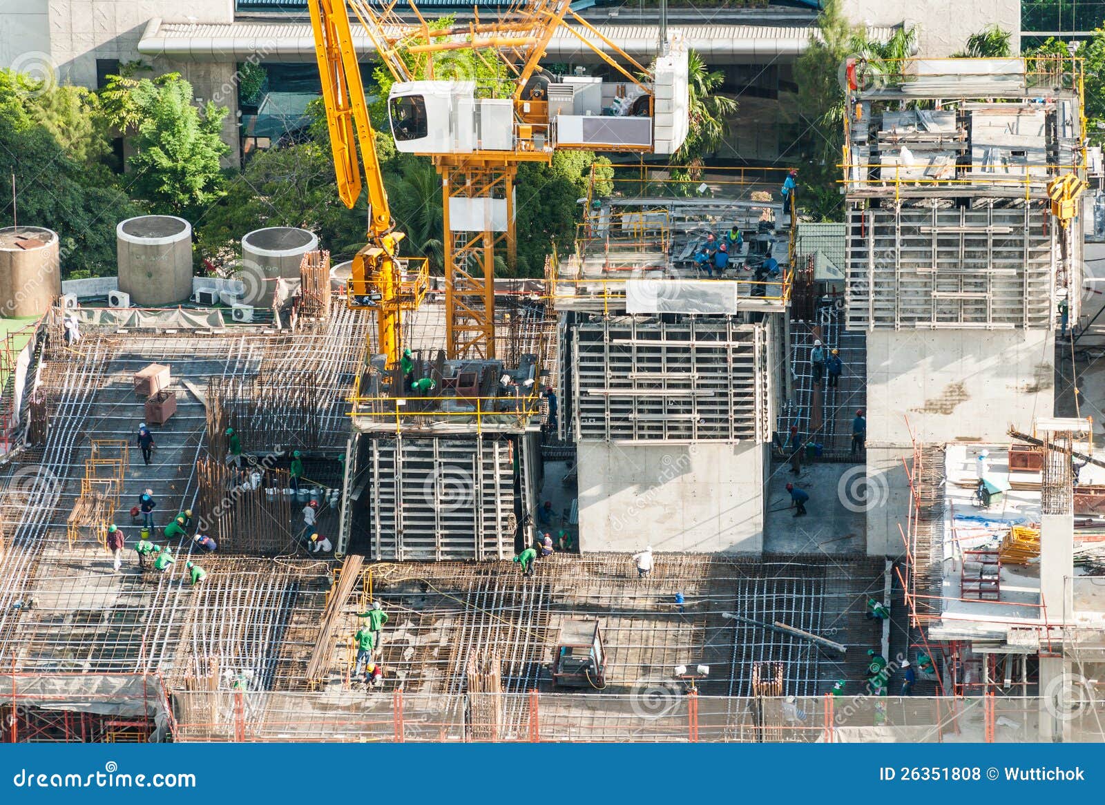 Construction site stock photo. Image of dimension, growth - 26351808