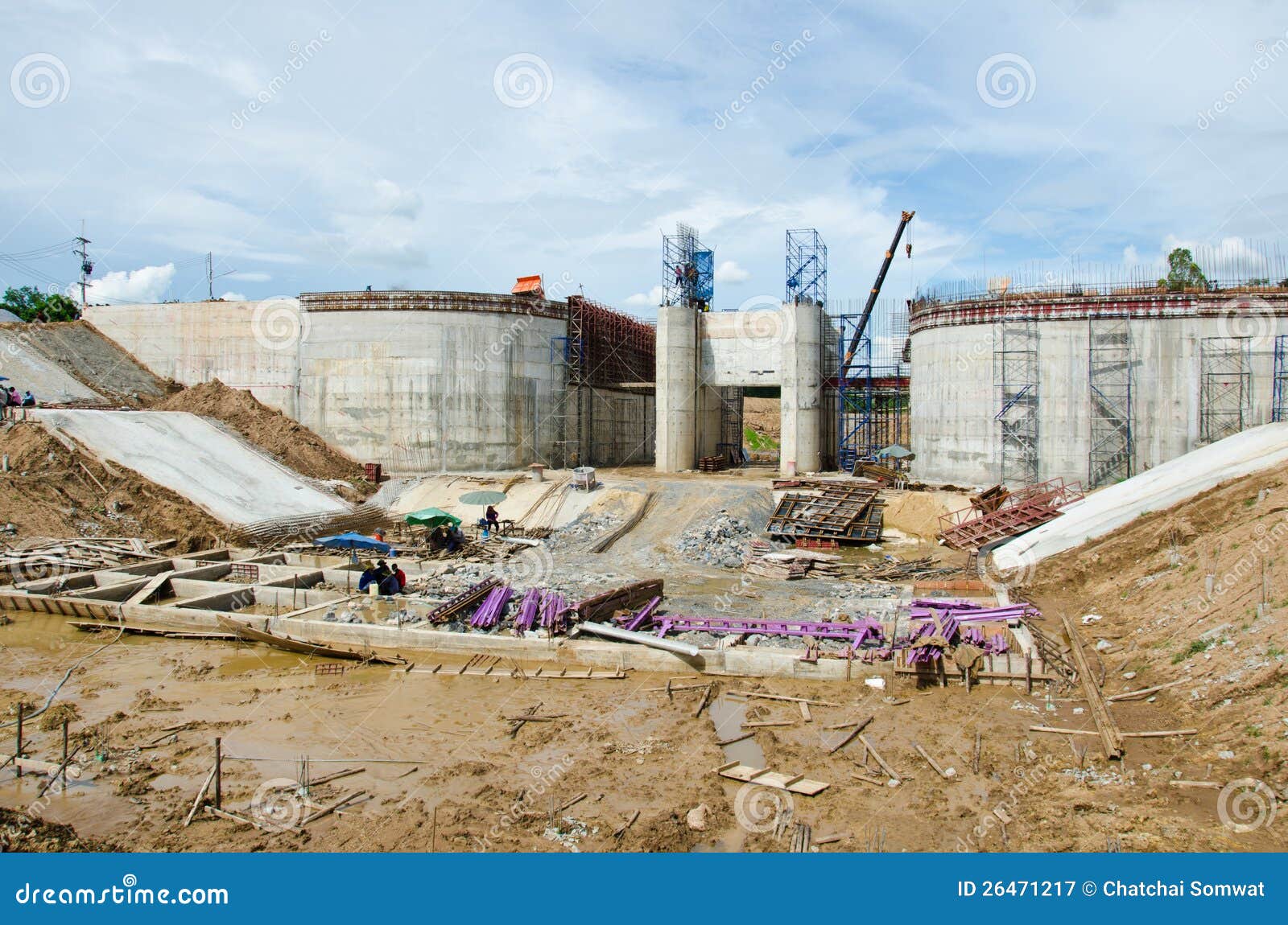 Construction site stock image. Image of dirty, metal - 26471217