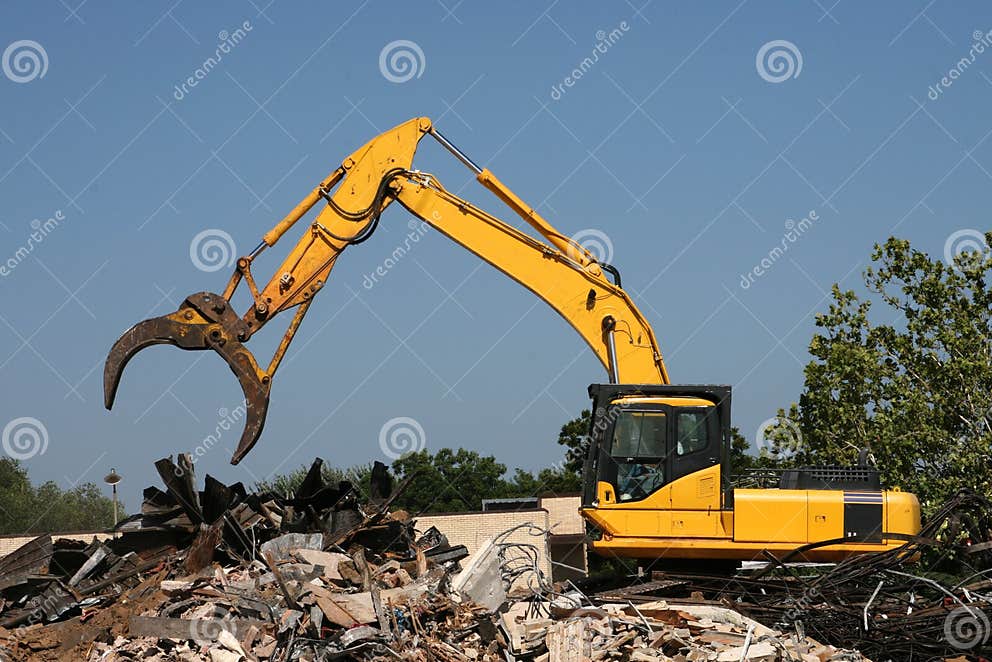 Construction Site stock photo. Image of junk, bulldozer - 3009932