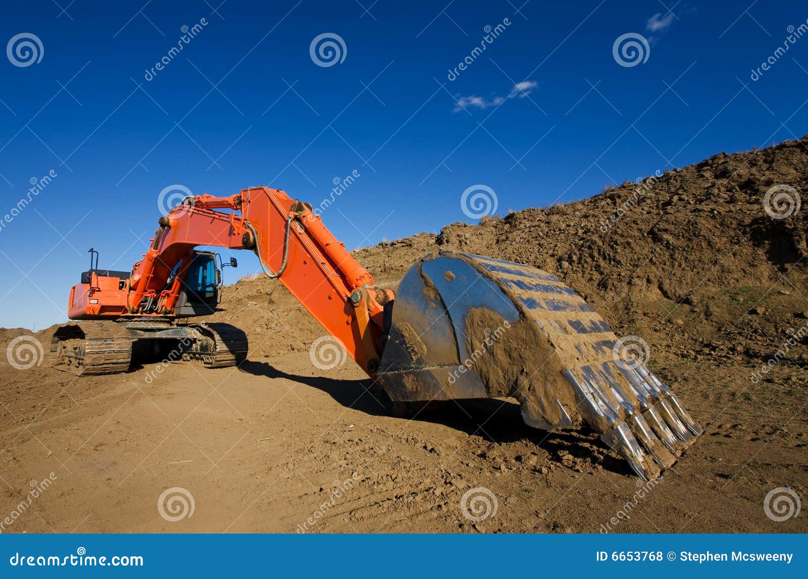 Construction site stock photo. Image of heavy, ditch, work - 6653768