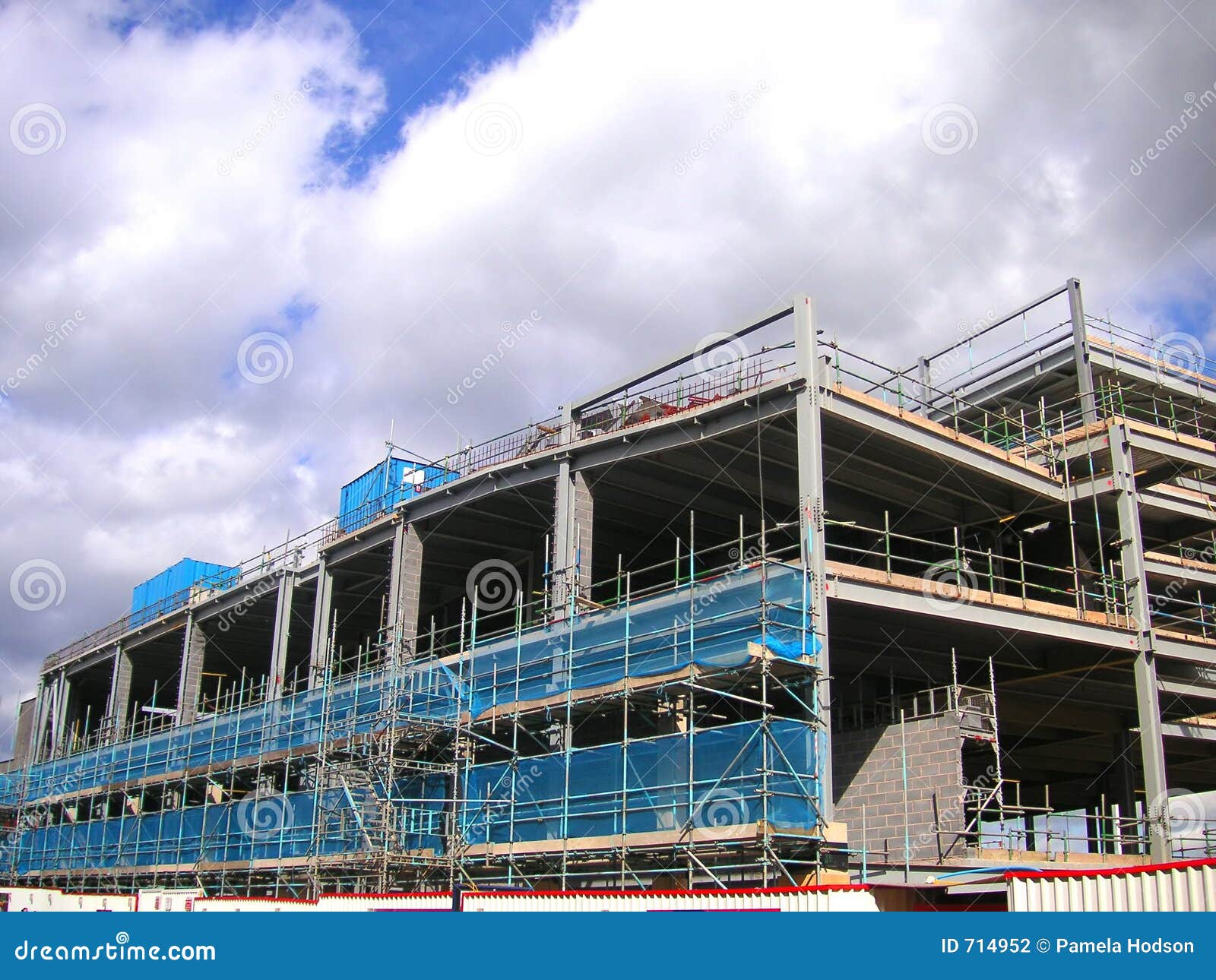 Construction site stock photo. Image of business, green - 714952