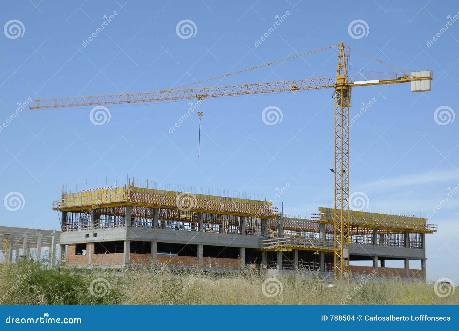 Construction Site stock photo. Image of building, factory - 788504