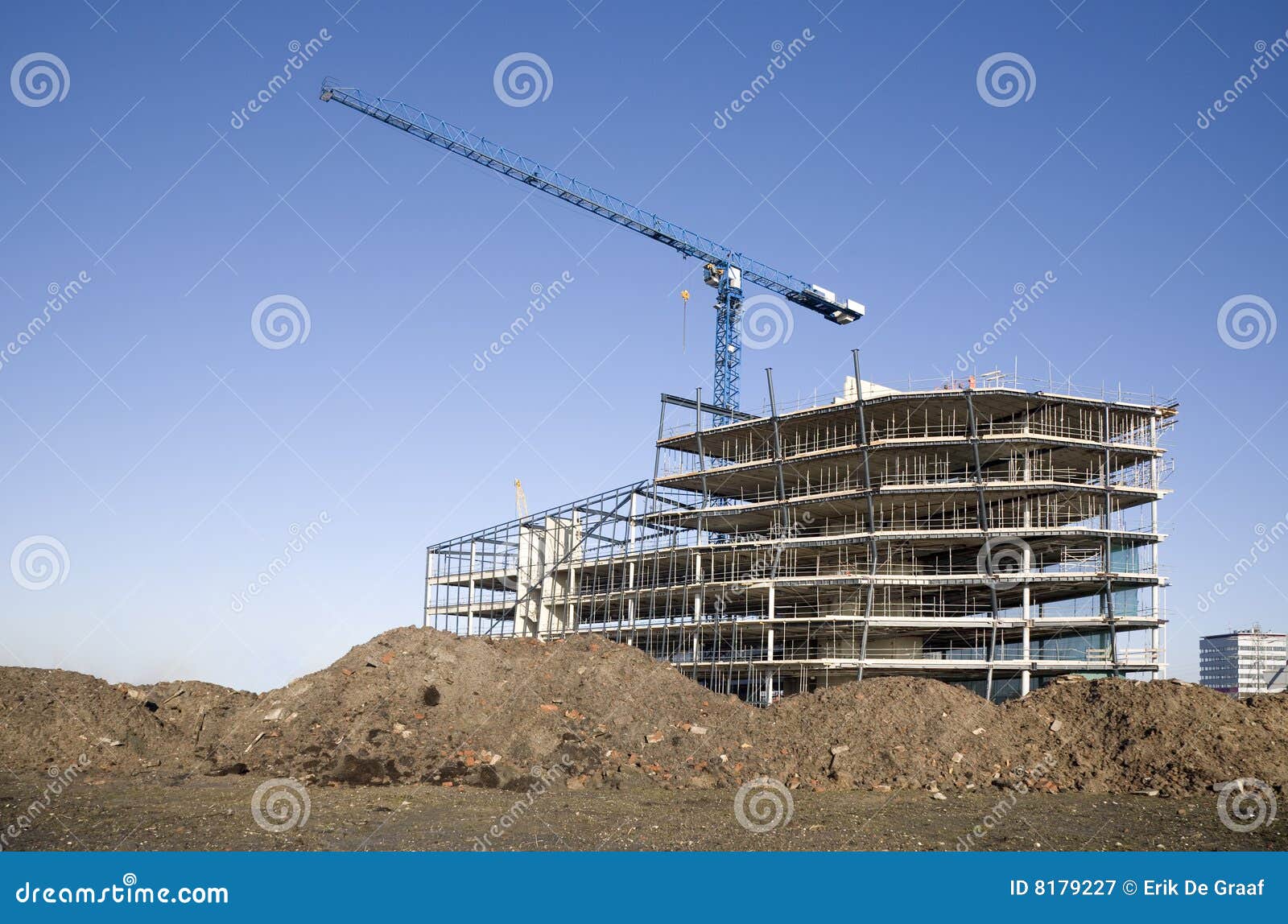 Construction site stock image. Image of industry, site - 8179227