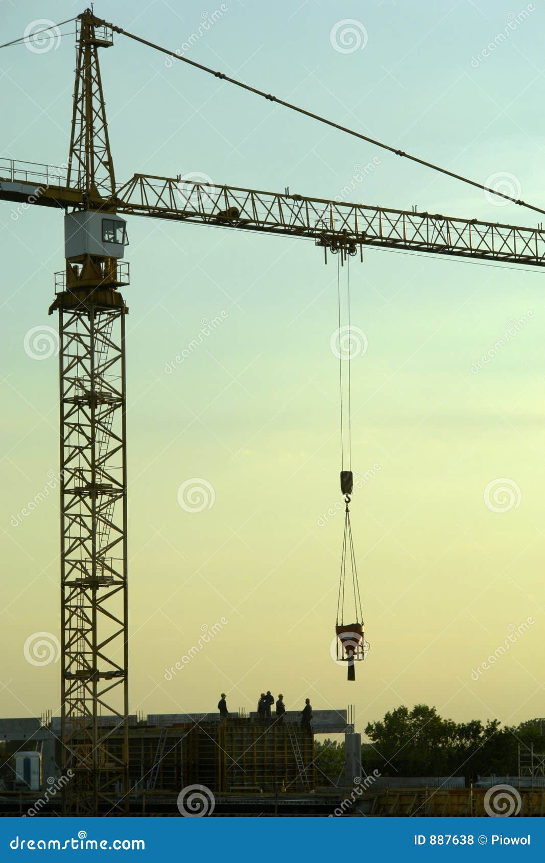 Construction site stock photo. Image of level, high, boom - 887638
