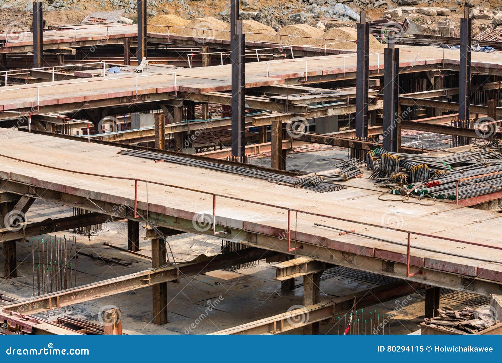 Construction site stock image. Image of construct, growth - 80294115