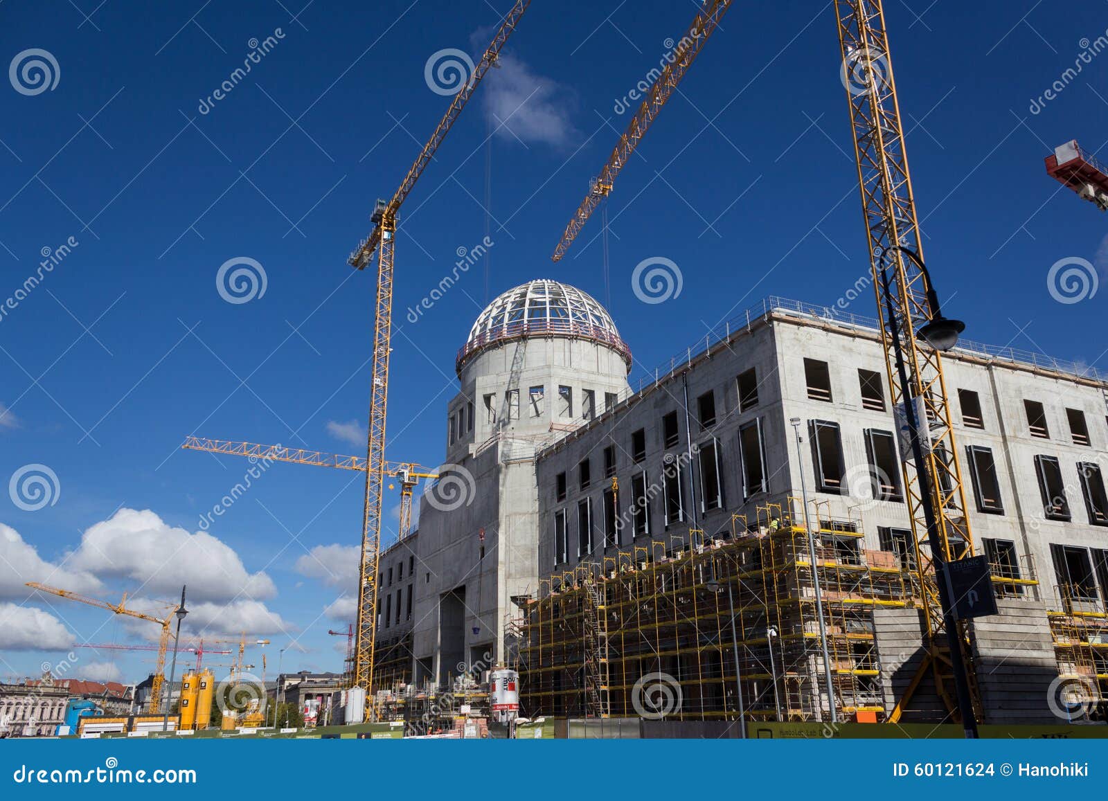 Construction Site of the Berlin City Palace in Berlin, Germany ...