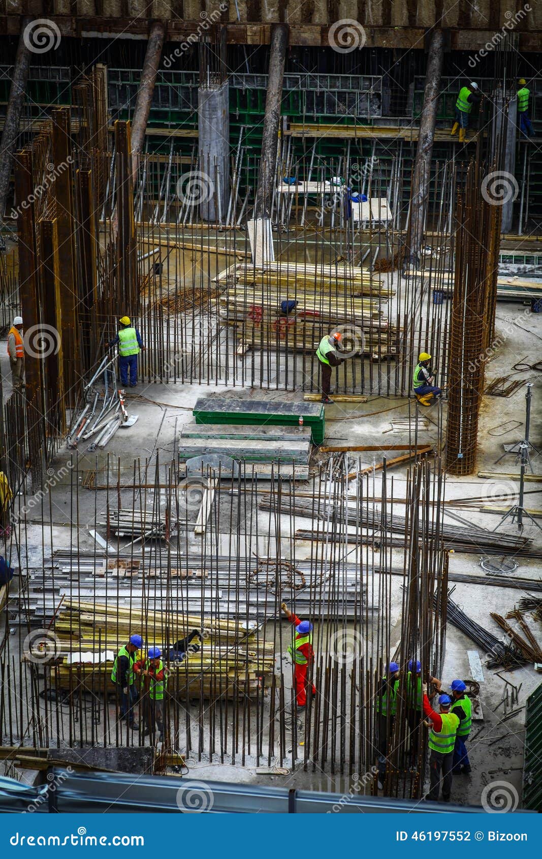 Construction site editorial photography. Image of city - 46197552