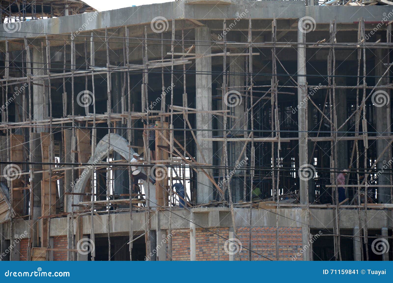 Construction Site for Building Mosque Editorial Photo - Image of arabic ...