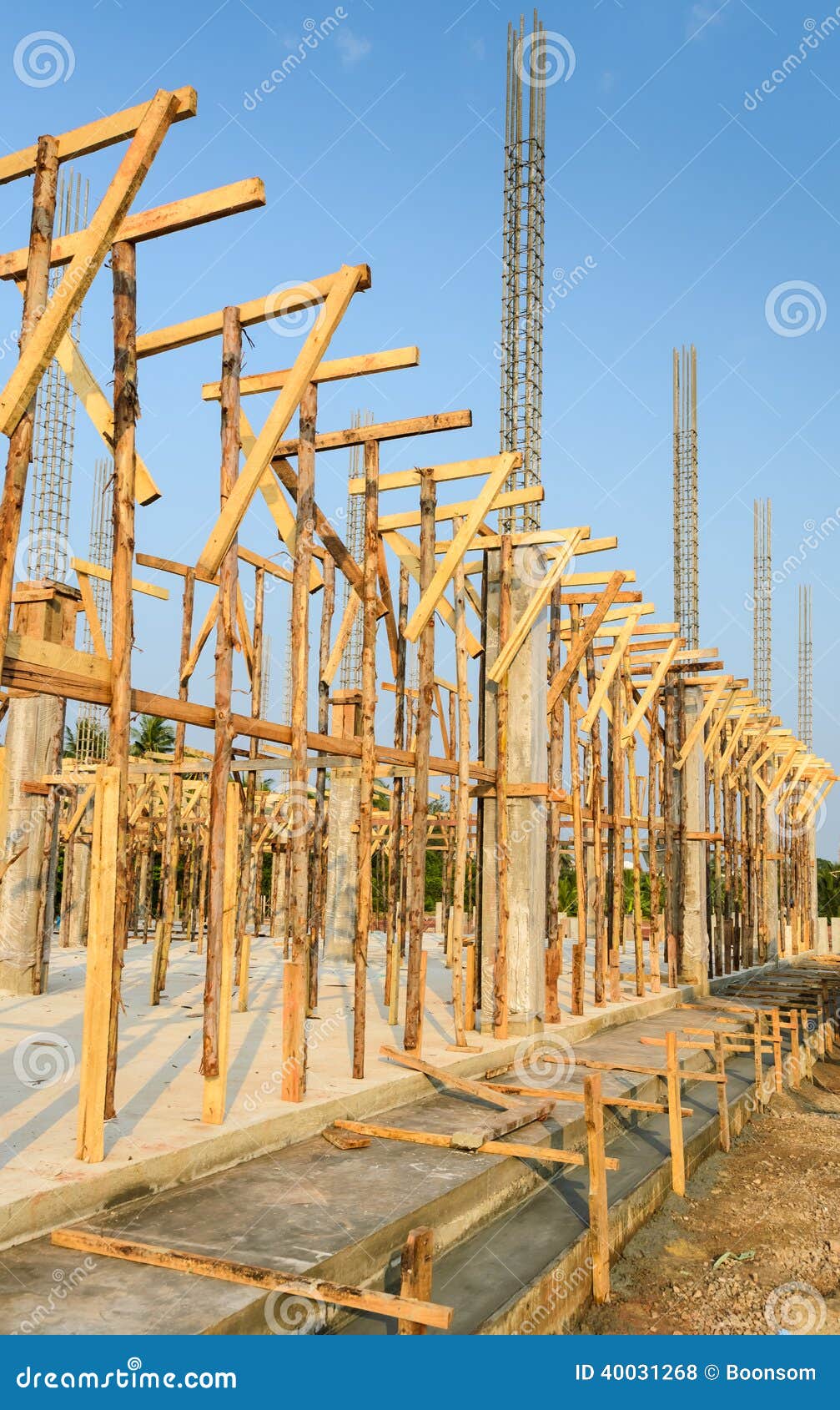 Construction site stock photo. Image of development, construction ...