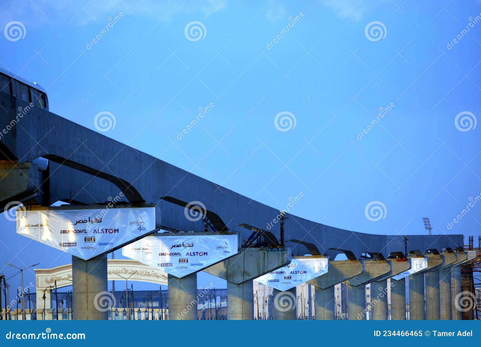 Cairo Rail Bridge Editorial Image | CartoonDealer.com #117485194