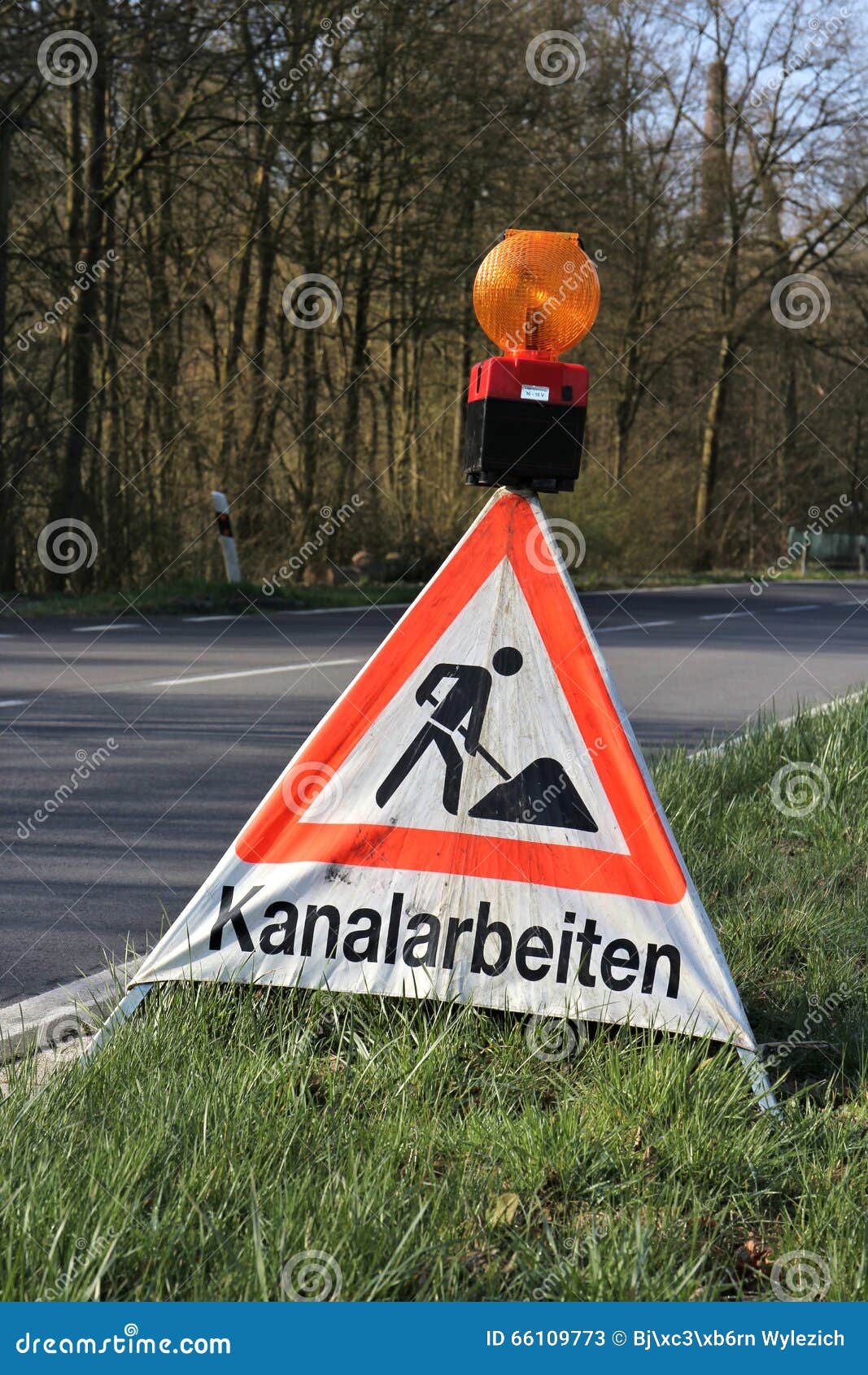 Construction Site - Channel Works Stock Image - Image of triangular ...