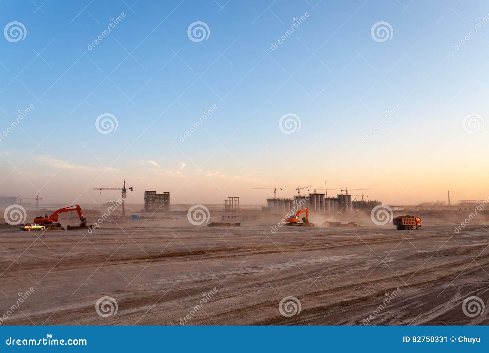 The Construction Site of Coal Washery Stock Image - Image of ...