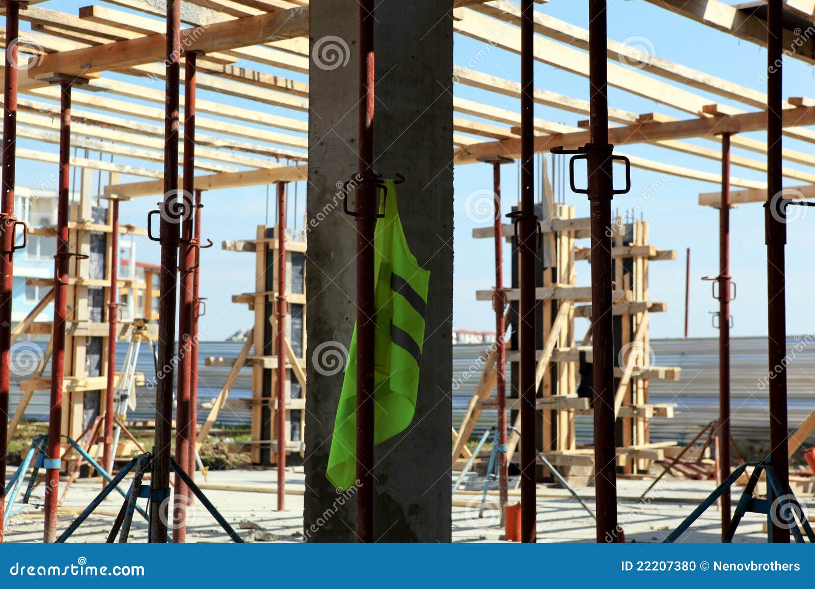 Construction Site - Color Image Stock Photo - Image of build, color ...