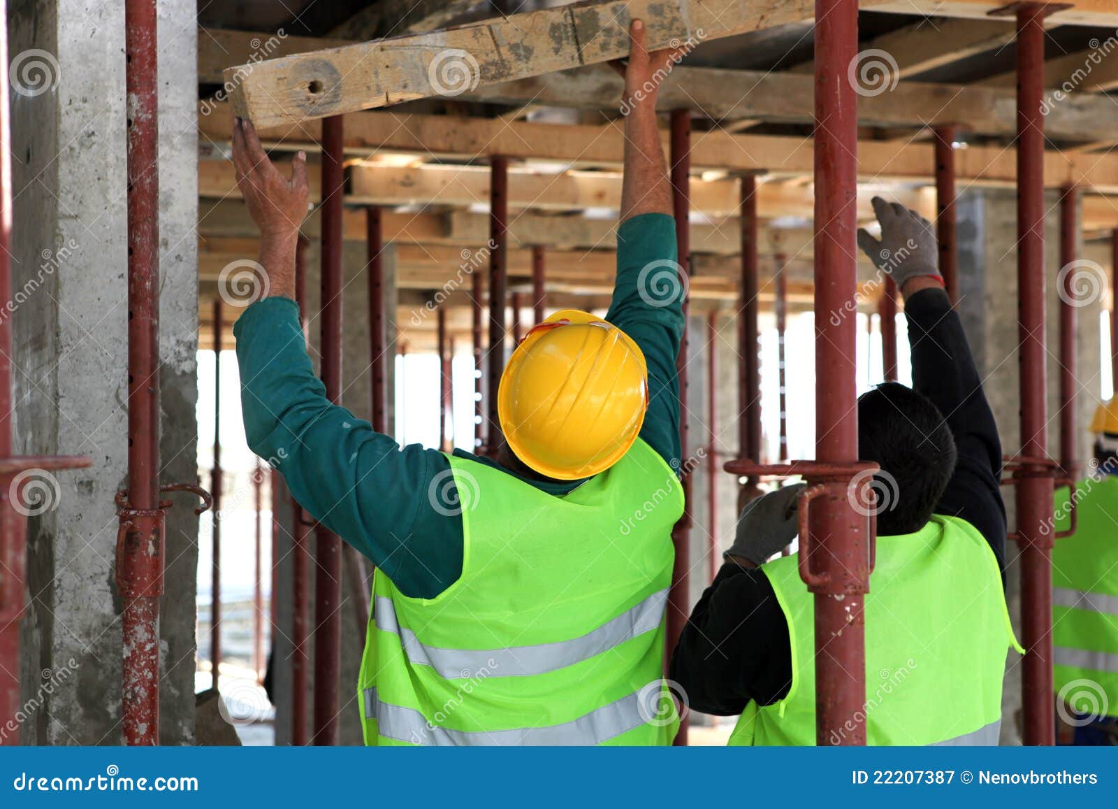 Construction Site - Color Image Stock Image - Image of blue, equipment ...