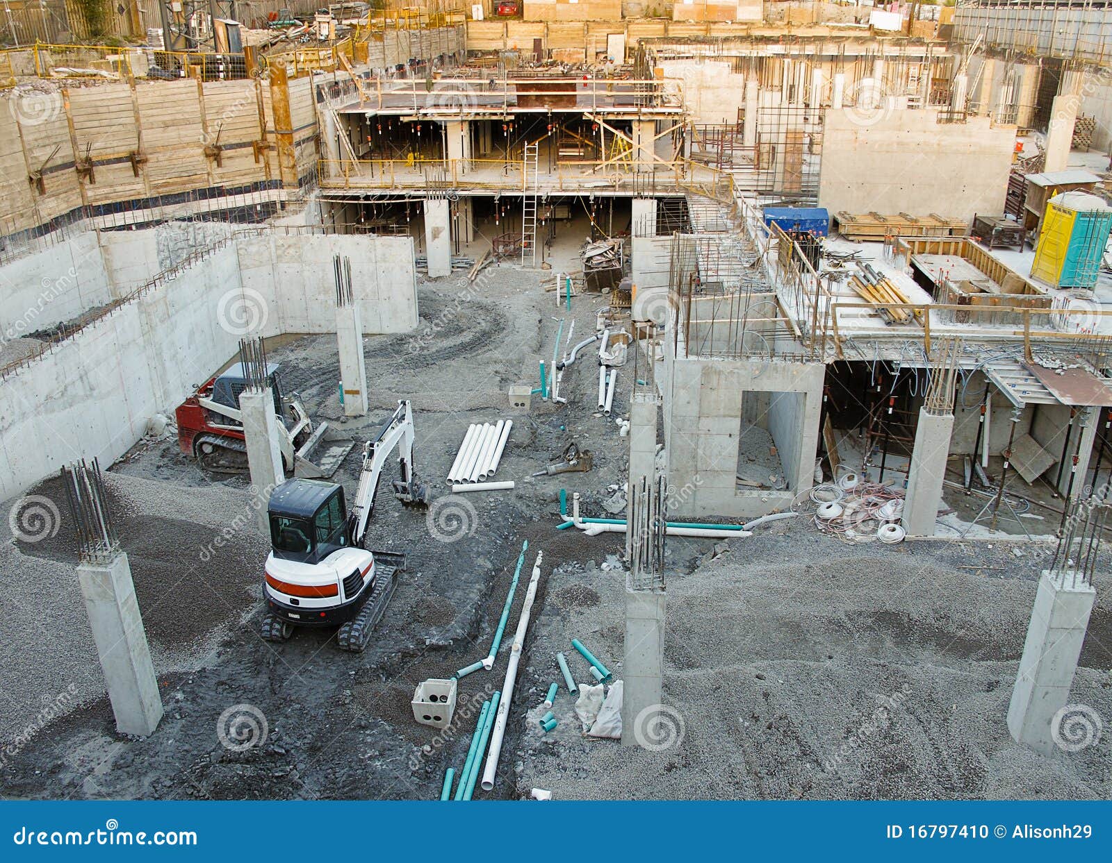Construction Site for Condo Development Stock Photo - Image of designer ...